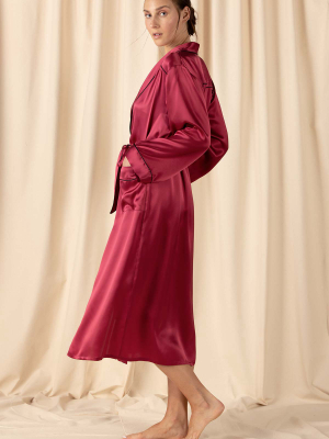 NK iMODE Mischa Classic Smoking Robe - Autumn