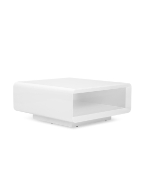 Dania Furniture Kopp Square Coffee Table - Autumn