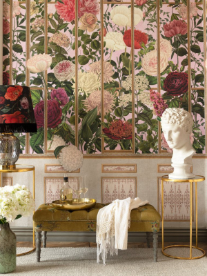 Burke Decor Imperial Flora Wallpaper In Pink And Multi From The ...