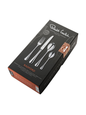 Robert Welch Designs Ltd Radford Satin Cutlery Set, 24 Piece For 6 ...