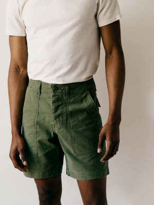 imogene + willie The Camp Short In Olive - Autumn