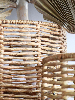 Holistic Habitat Seagrass Vessels On Wire Stands - Autumn