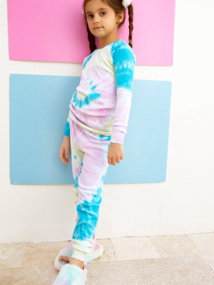 Me & Kay Ella Tie Dye Pajamas - Autumn