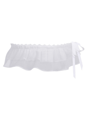 Myla London Elm Row Garter | White - Autumn