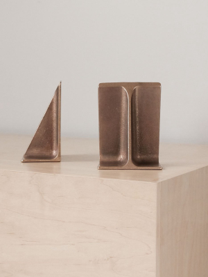Spartan Shop Pair Of 2 Studio Henry Wilson Cast Bronze Fin Bookends ...