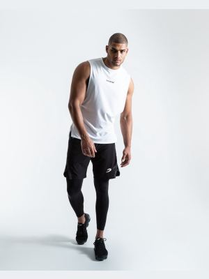 Boxraw Smrt-tec Muscle Tank - White - Autumn
