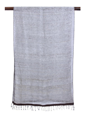 Made Trade Ethiopian Stella Shawl - Gray - Autumn