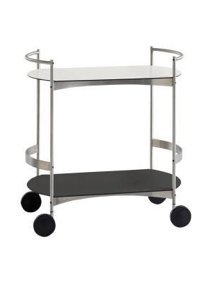 Danish Design Store Orbis Mobile Rectangular Serving Cart - Autumn