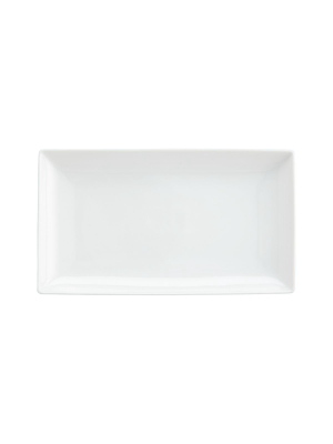 Crate and Barrel Rectangular 10"x5.75" Plate - Autumn