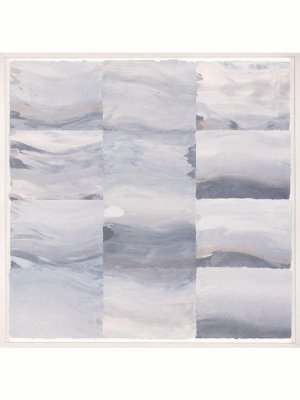 Clayton Gray Home Water Study Grey Framed Artwork - Autumn