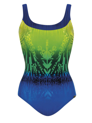 South Beach Swimsuits Sunflair Pure Ocean Mastectomy One Piece Swimsuit ...
