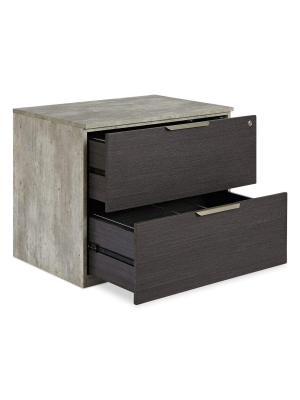 Dania Furniture Alva Lateral File Cabinet - Autumn