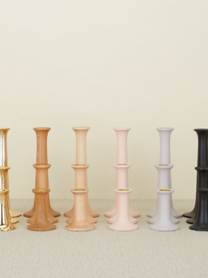 Super Simple Simple Wood Candlesticks - Maple - Autumn