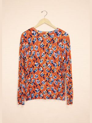 Daniel Rainn Piper Floral Button-down Cardigan - Autumn