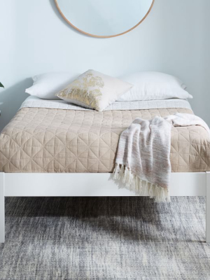 West elm simple tall bed frame store