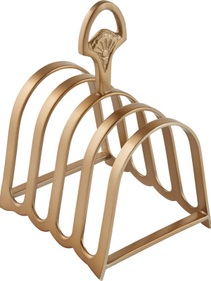 CB2 Hollings Bronze Toast Rack - Autumn