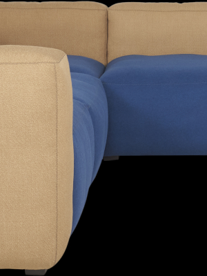 HD Buttercup Hay Mags Soft Modular Sectional – Beige/blue - Autumn