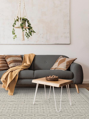 Ruggable Herdanza Black & White Rug - Kedenza