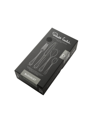 Robert Welch Designs Ltd Blockley Bright Cutlery Set, 24 Piece For 6 ...