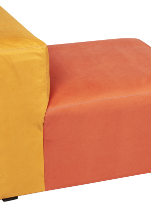 HD Buttercup Hay Mags Soft Modular Sofa – Goldenrod / Orange – Middle ...