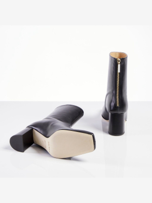 Dear Frances Cube Boot, Black - Autumn