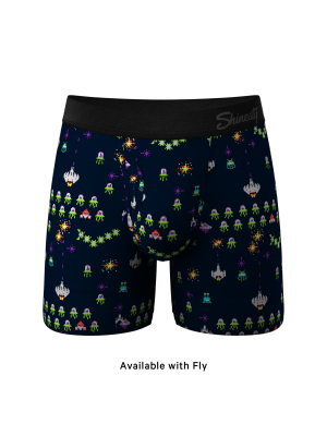 Shinesty The Alien Attackers | Vintage Video Game Ball Hammock® Boxer ...