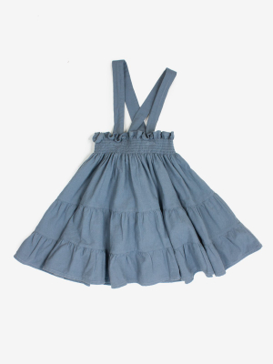 Noble Carriage Noble Organic Fia Dress In Blue Moon - Autumn