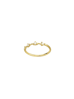 WWAKE Four-step Diamond Ring - Autumn