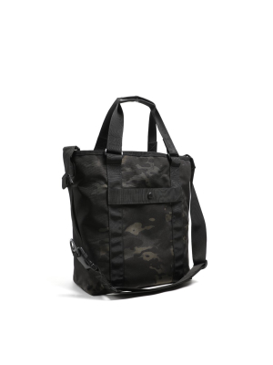 DSPTCH Open Top Tote - Slim - Black Multicam Cordura Nylon - Autumn