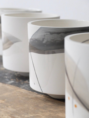 Maud and Mabel Hannah Tounsend Individual Print Vessel 2 - Autumn