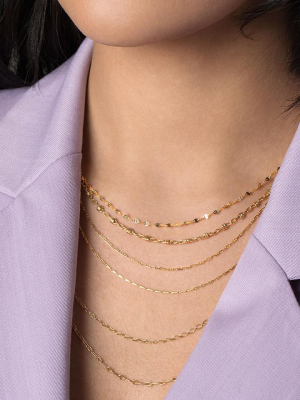 Mociun Long Loop Chain Necklace - Autumn