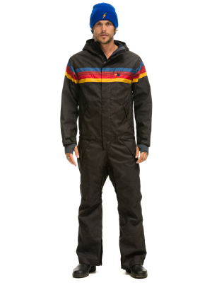 Aviator Nation Men's 4 Stripe Wax Powder Suit - Black - Opimoda